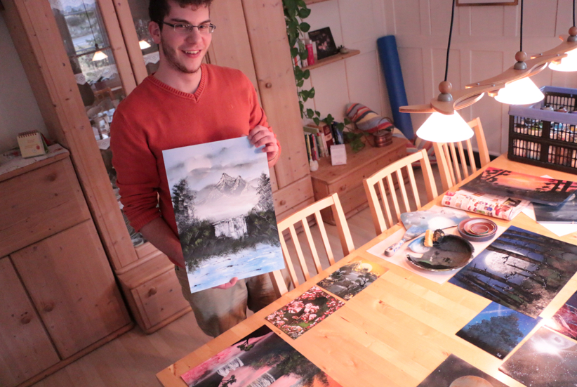 Gontenschwil: Junger Künstler entdeckt sein Talent | Wynentaler Blatt